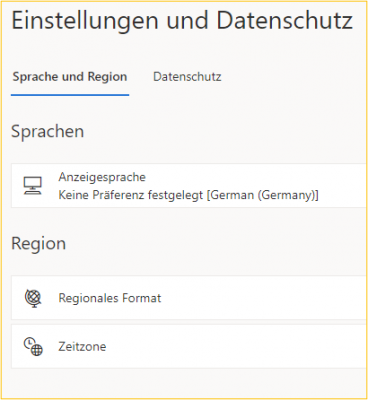 Spracheinstellungen in Microsoft 365 - Wie geht das?