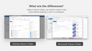 Outlook Room Finder vs. Microsoft Places Finder - nuboRadio